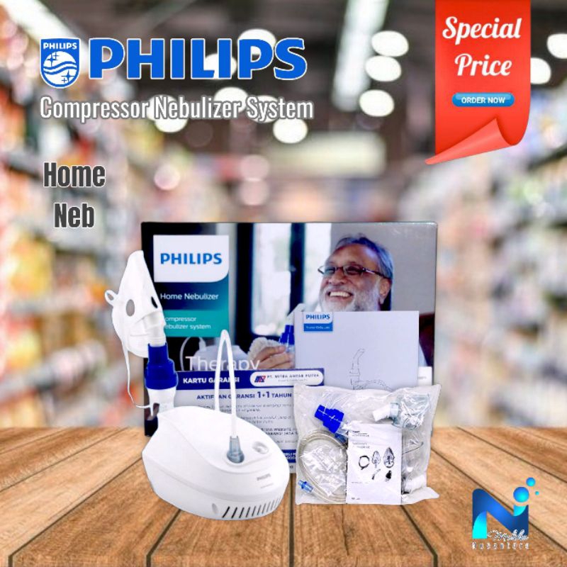 Jual Philips Home Nebulizer Alat Bantu Pernafasan / Philips Compressor ...