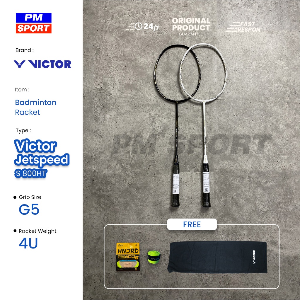Jual RAKET BADMINTON / BULUTANGKIS VICTOR JETSPEED S 800HT ORIGINAL ...