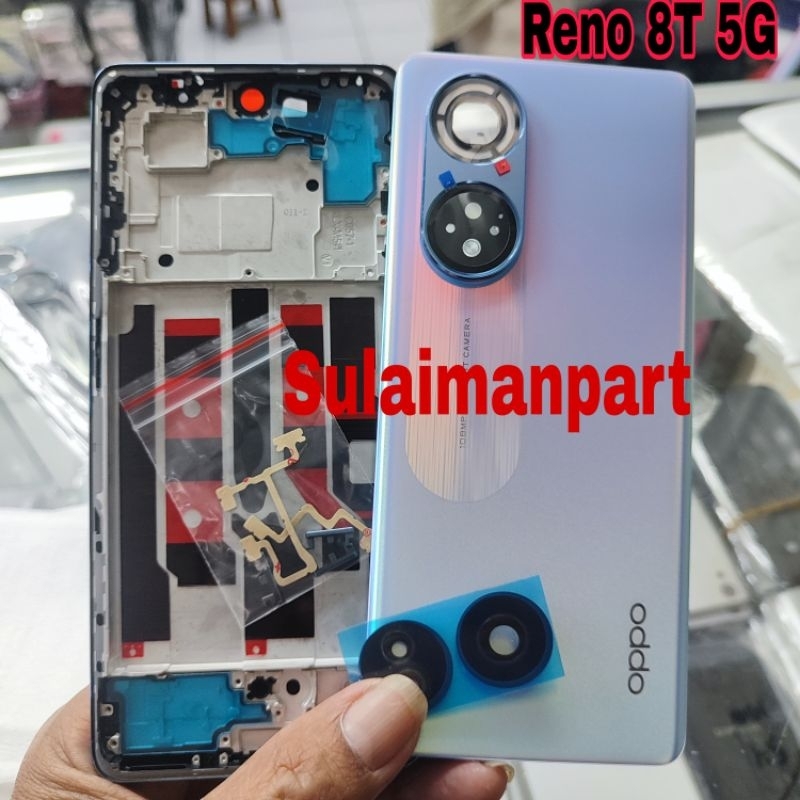 Jual Casing Cassing Housing Kesing Fullset Oppo Reno 8T 5G Backdoor ...