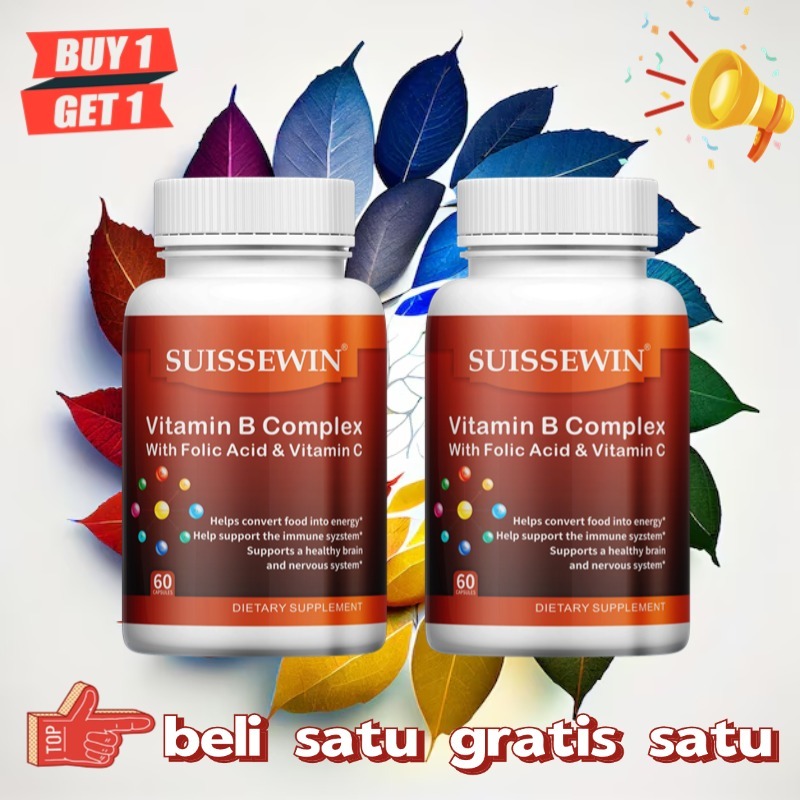 Jual Vitamin B Kompleks, Beli 1 Gratis 1, Vitamin B1 B2 B3 B6 B12 ...