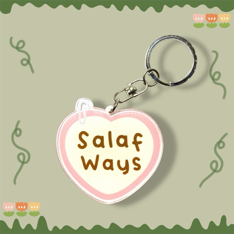 Jual Vol. 40 Gantungan Kunci Pin Bros Akrilik Ganci Keychain Cute islam ...