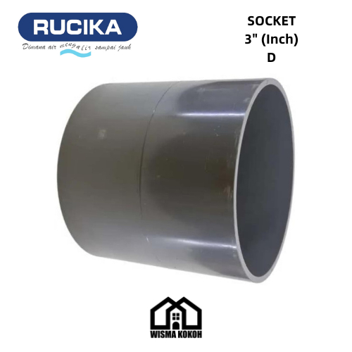 Jual RUCIKA SOK / SOCKET PVC 3" (Inch) D | Shopee Indonesia