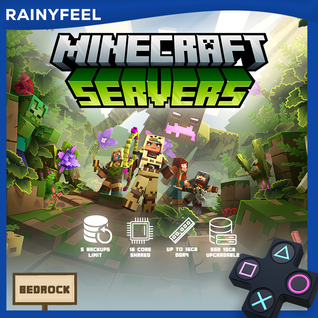 Jual MINECRAFT SERVER BEDROCK - Online 24 Jam Unlimited Member Bisa ...