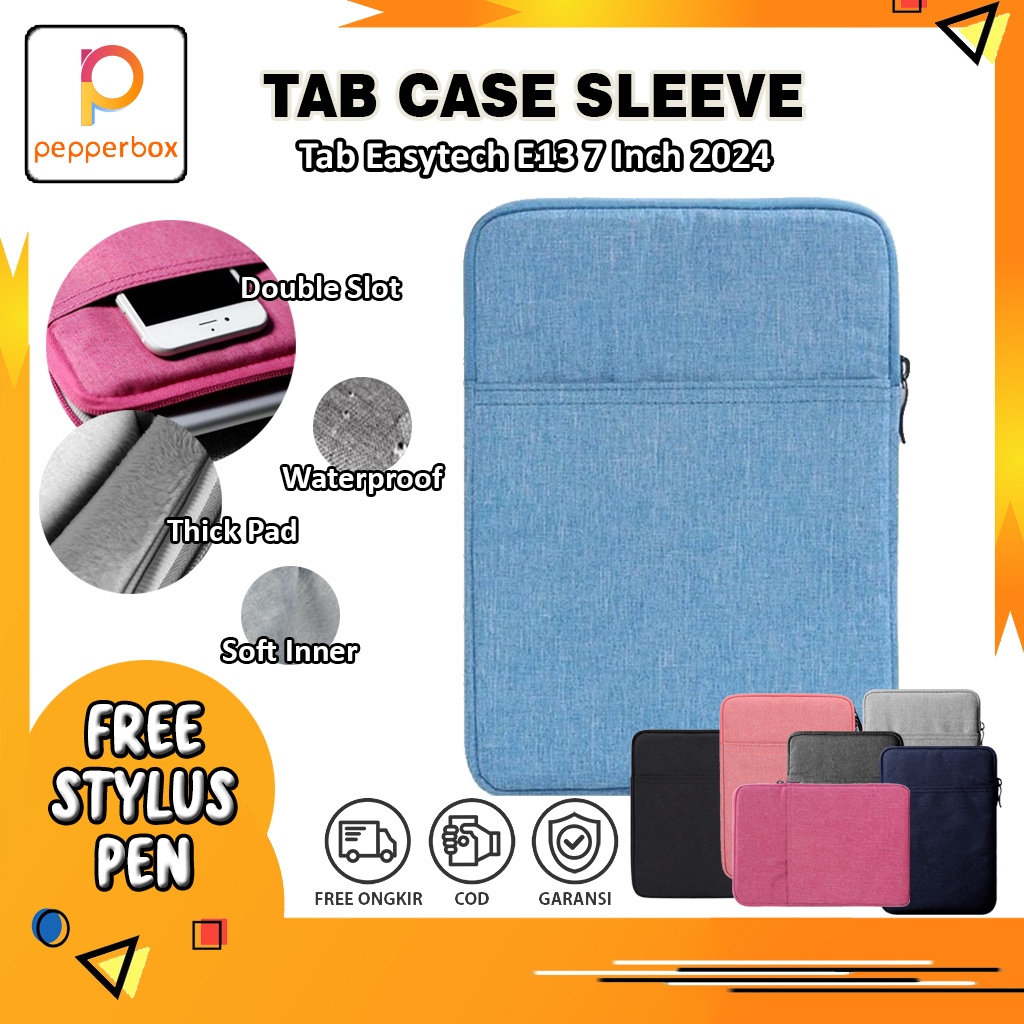 Jual Sleeve Tas Tab Easytech E13 7 Inch 2024 Tablet Laptop Pouch Bag ...