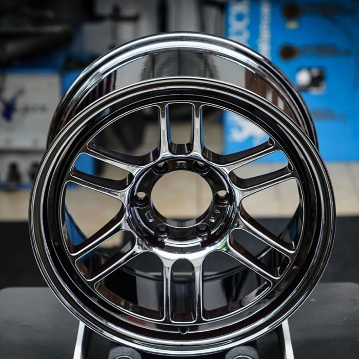 Jual velg ring 18 Pajero Fortuner Hilux velg racing ENKEI RPT BLACK CROME R18 velg ring 18 ...