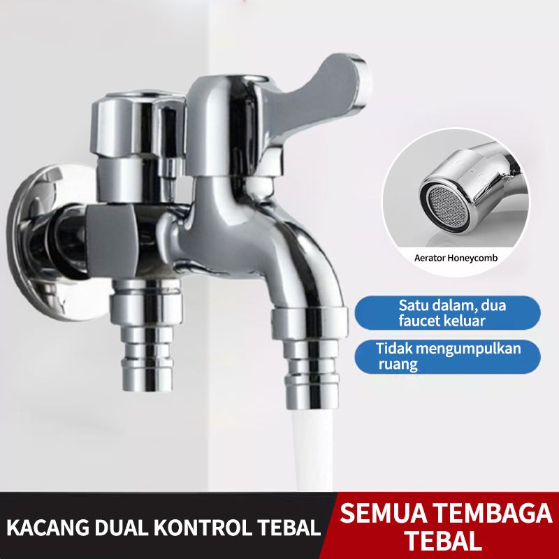 Jual Kran Cabang Shower Kran Cabang Engkol Keran Shower Cabang 2 Kran Double Kamar Mandi 2 Way 2 ...