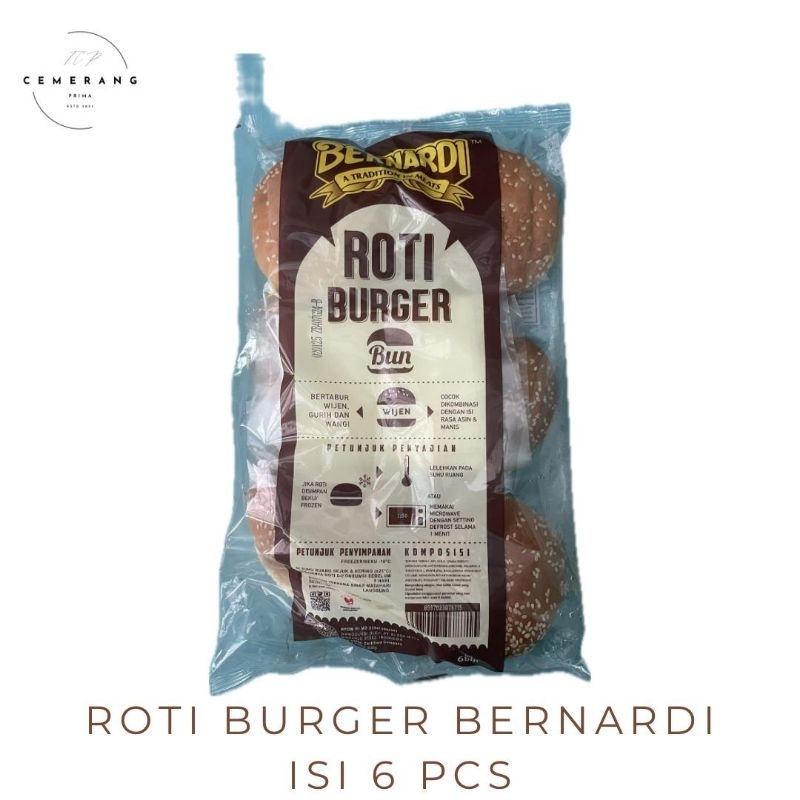 Jual Roti Burger Bernardi Isi 6 Pcs | Shopee Indonesia