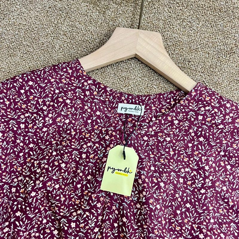 Jual GAMIS INARA motif rayon premium | Shopee Indonesia