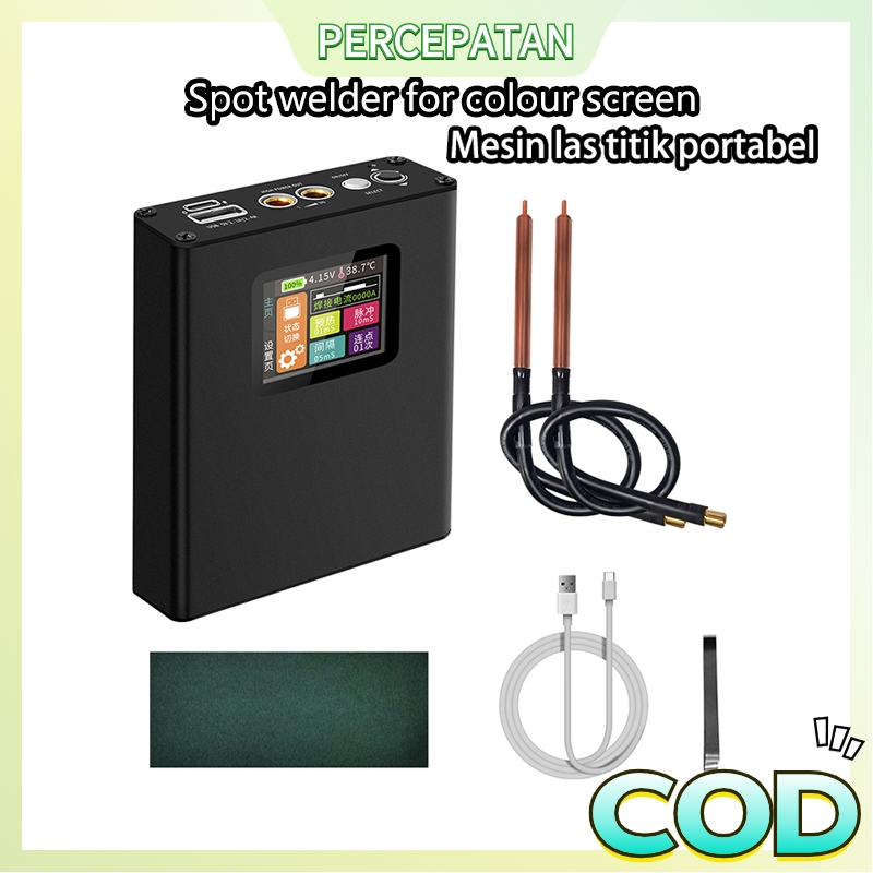Jual Mesin Las Mini Spot 30 Gigi Layar Warna LCD 1.8 Inci untuk Baterai ...