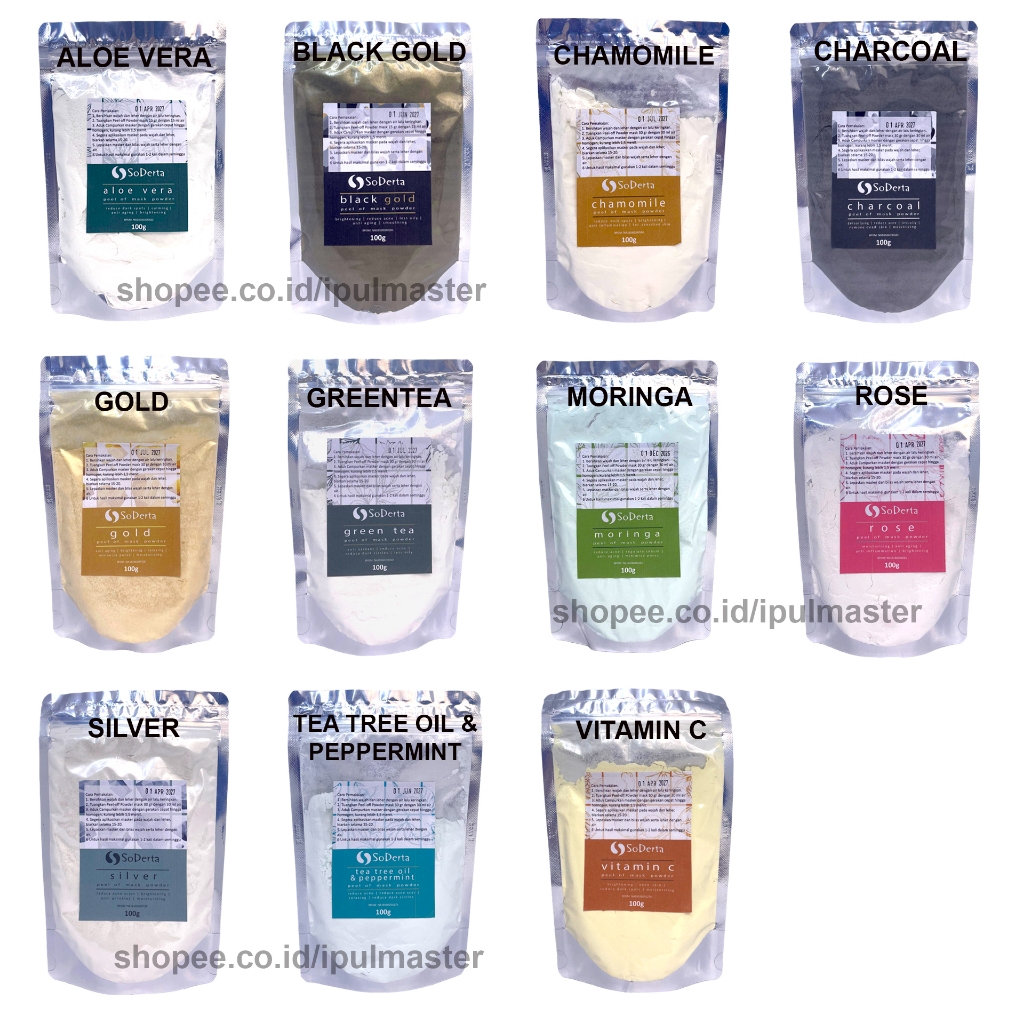 Jual 100 gram Soderta Peel Off Mask ORI - Masker klinik - rubber jelly ...