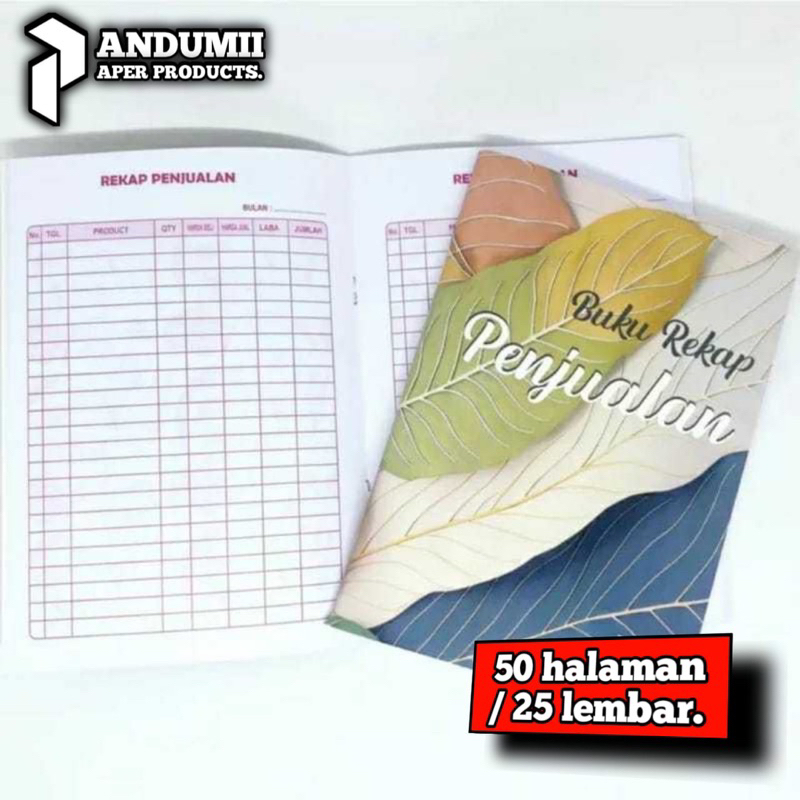 Jual BUKU REKAP PENJUALAN ONLINE SHOP / BUKU REKAP PENJUALAN MURAH ...