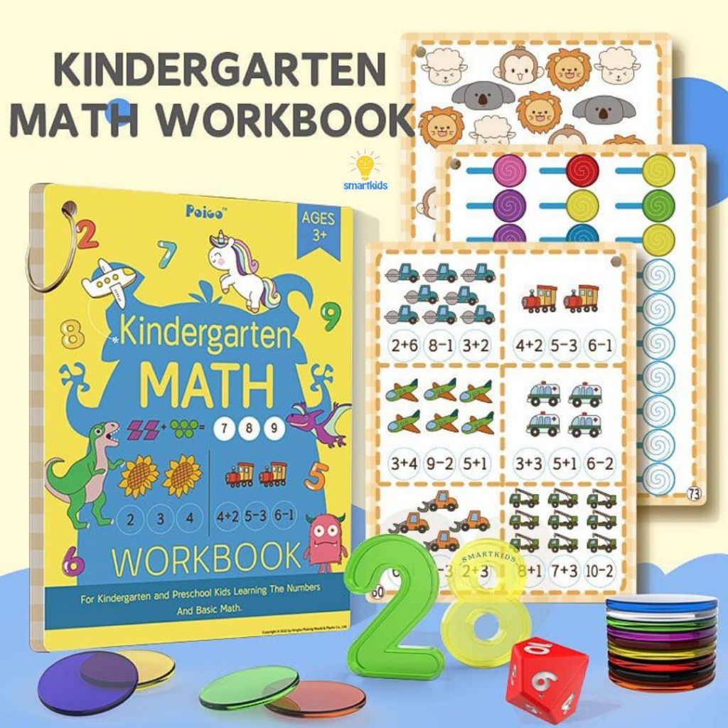 Jual Workbook Bag Wipe Clean Buku Aktivitas Belajar Bimbel Matematika ...