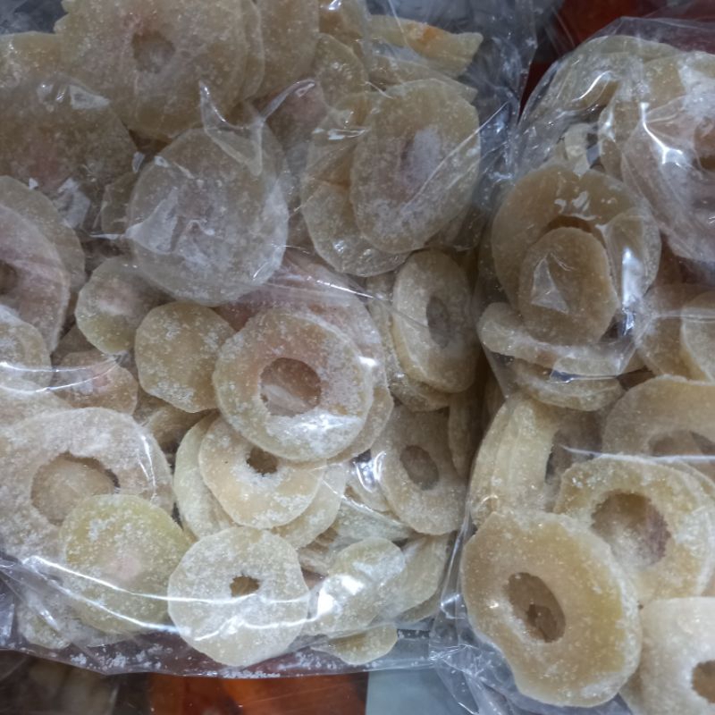 Jual MANISAN BUAH PALA KERING 500GRAM CEMILAN KILOAN | Shopee Indonesia