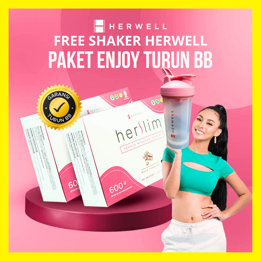 Jual HERSLIM 2 BOX - HERWELL PAKET ENJOY TURUN BB 600 GRAM BPOM HALAL ...