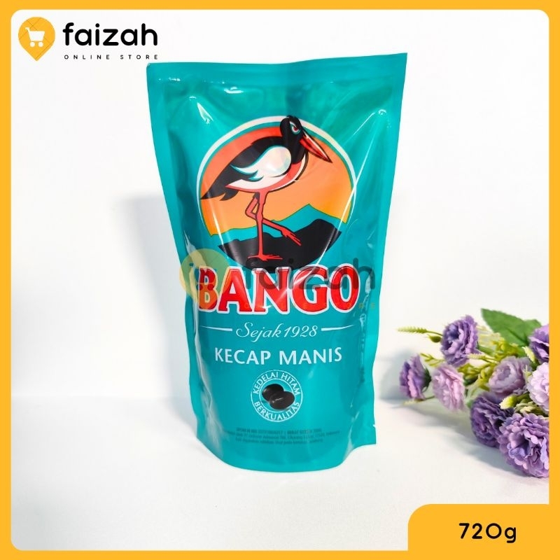 Jual Kecap manis bango refill 720g/520 ml, kemasan baru 700g | Shopee ...
