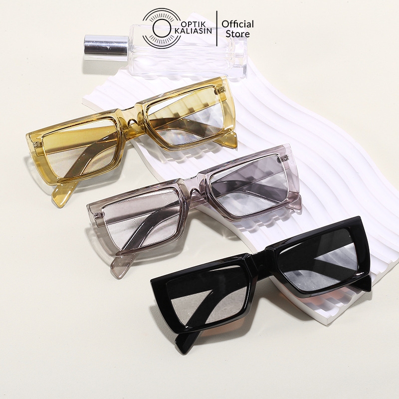 Jual OPTIK KALIASIN - Frame kacamata pria wanita kotak square bold tebal vintage retro SONIX ...