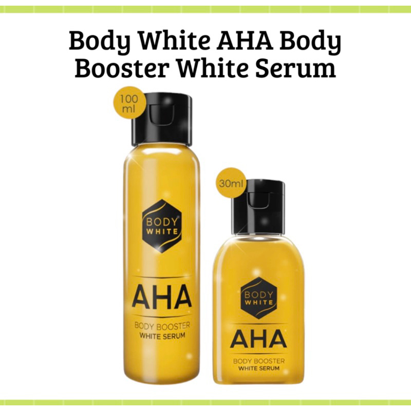 Jual Body White Aha Body Booster White Serum | Shopee Indonesia