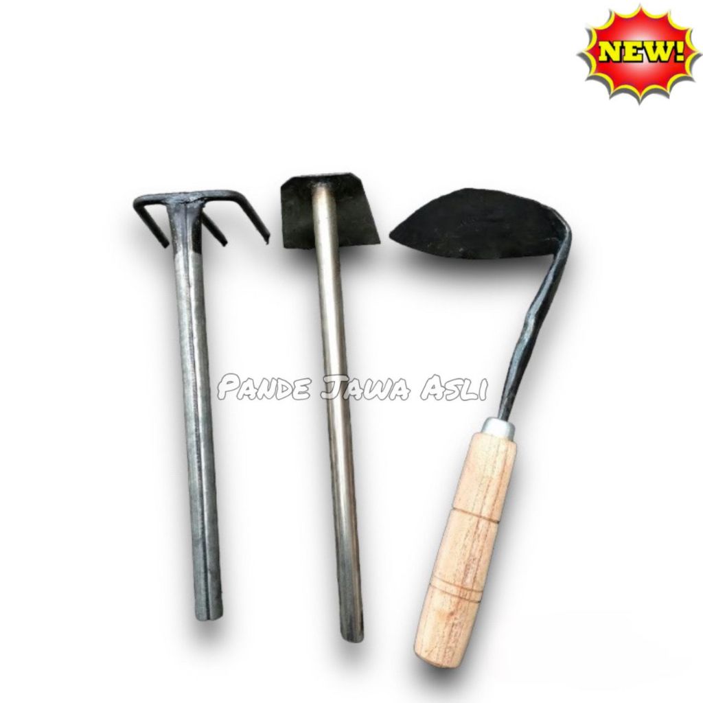 Jual Paket 3 Pcs Cangkul Garuk Rumput - Alat Cangkul Rumput - Garuk ...