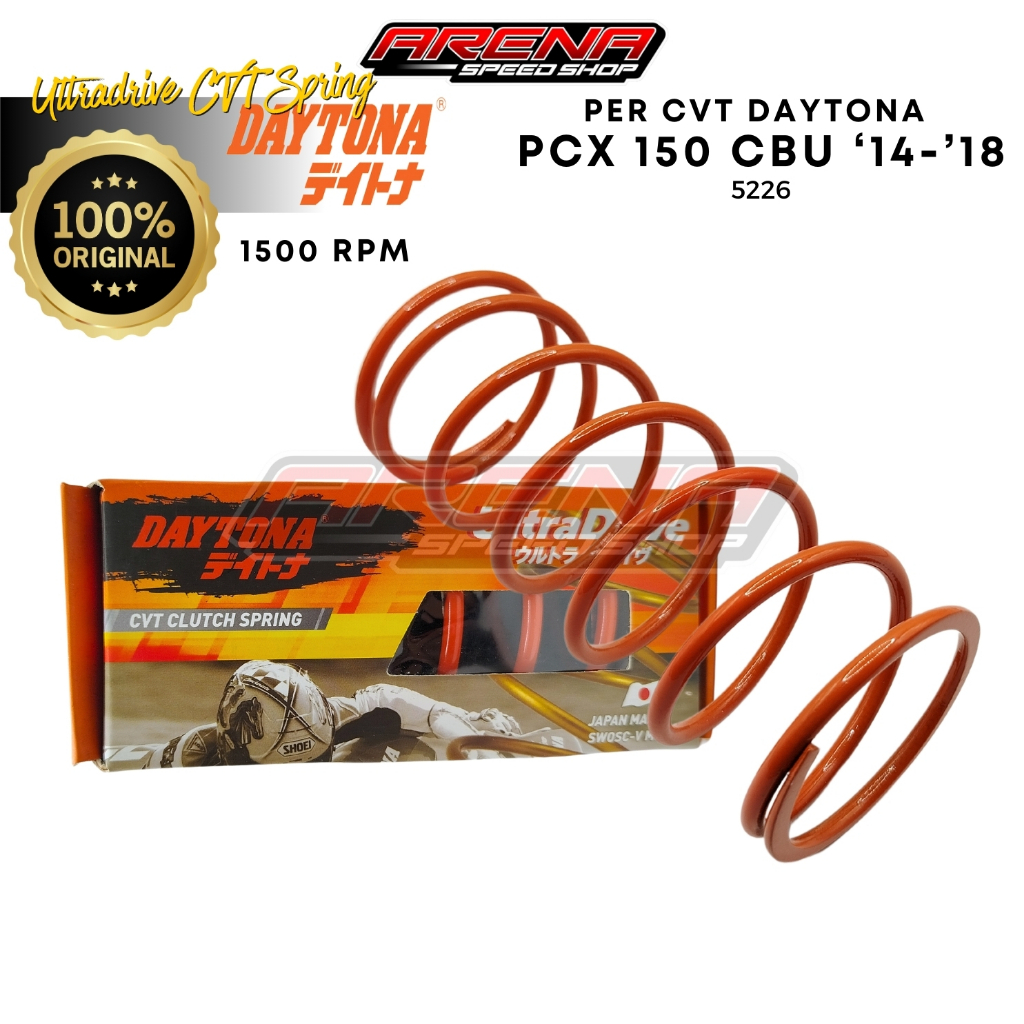 Jual DAYTONA 5226 Ultra Drive CVT Spring +20% - Per CVT 1500 RPM PCX ...