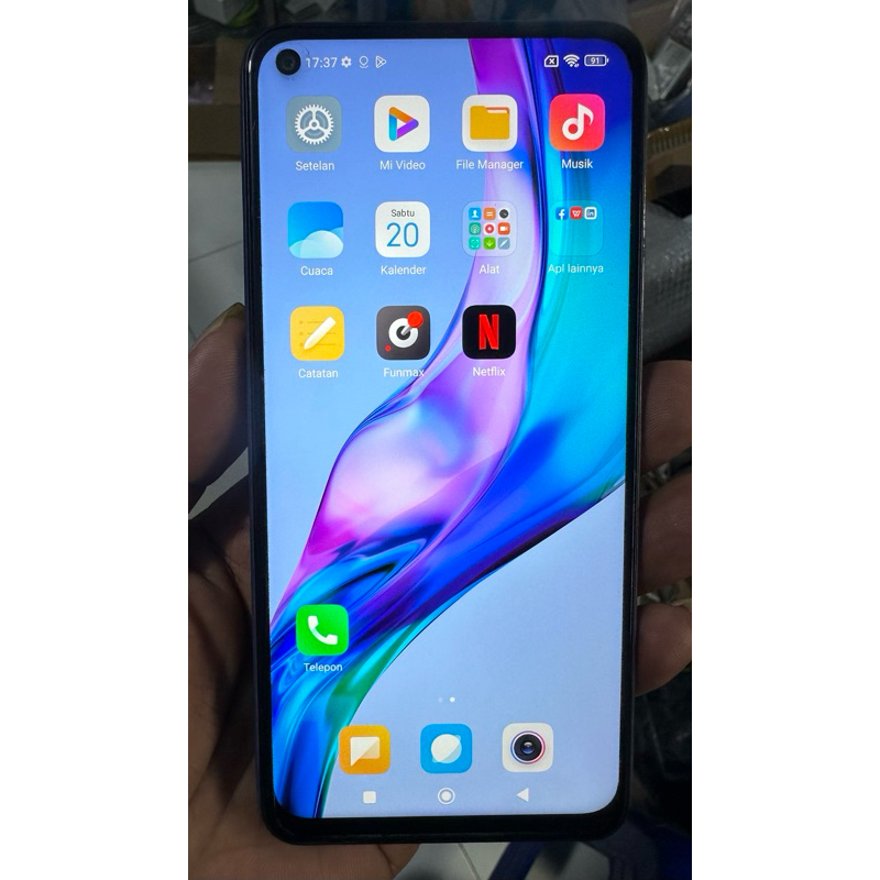 Jual lcd touchscreen+frame xiaomi redmi note 9 original copotan ...