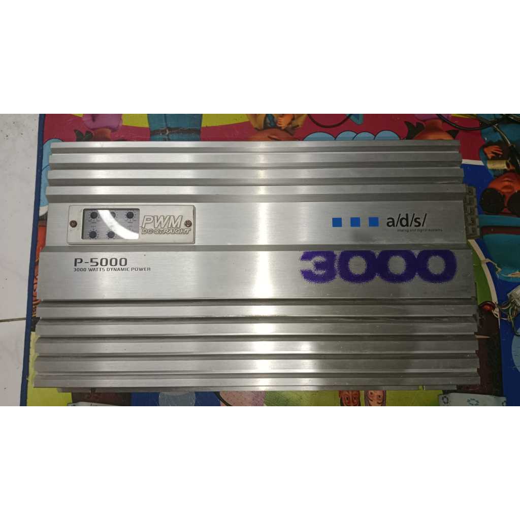 Jual Power Amplifier Audio Mobil. Merk ADS P-5000. 5 Channel. Kondisi ...