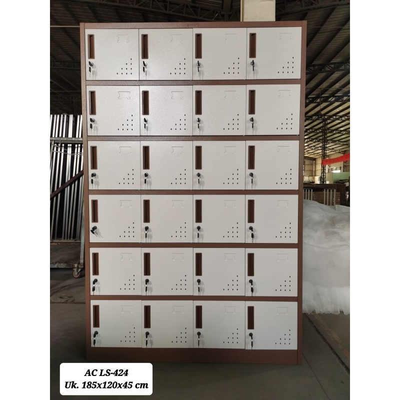 Jual Locker AC 24P // Coklat putih ACLS-424 | Shopee Indonesia