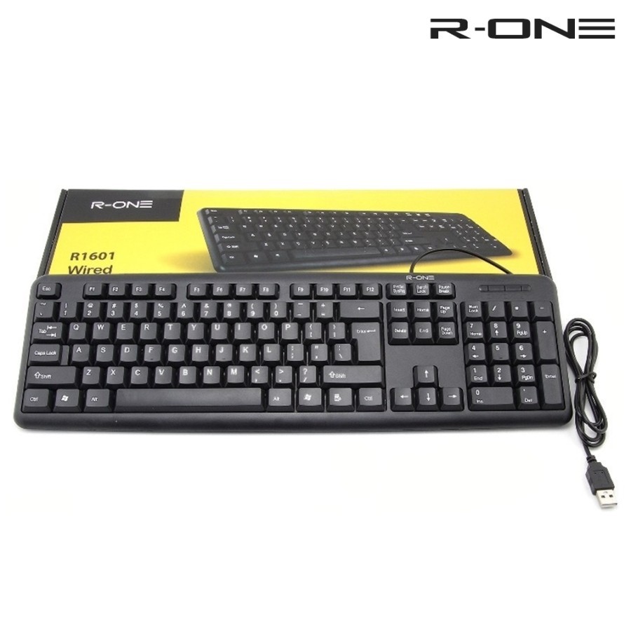 Jual Keyboard Mini With Tombol FN Keyboard USB R1601 R-ONE - Original ...