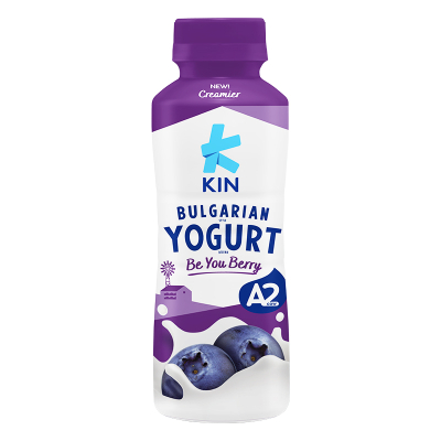 Jual Kin Bulgarian Yogurt Bluberi Pet 200 ml | Shopee Indonesia