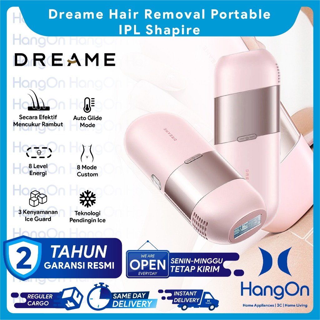 Jual Dreame Sapphire IPL Hair Removal Cooling System Portable Alat Pencukur Bulu | Shopee Indonesia