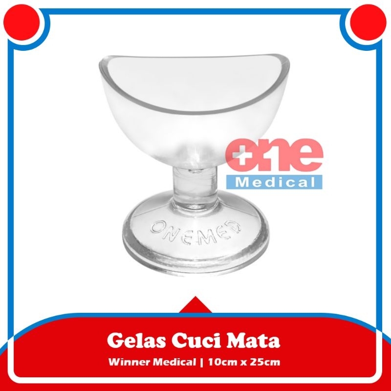 Jual Gelas Cuci Mata Plastik OneMed | Shopee Indonesia