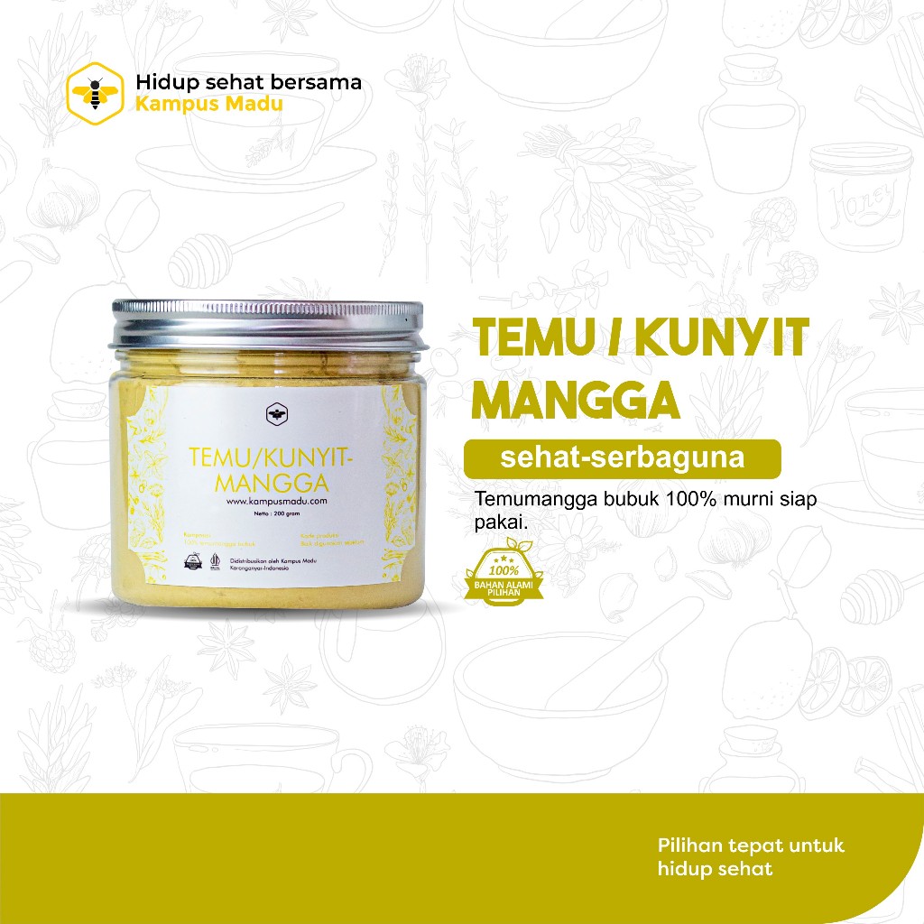 Jual Temulawak Mangga bubuk 200gr/ Curcuma amada | Shopee Indonesia