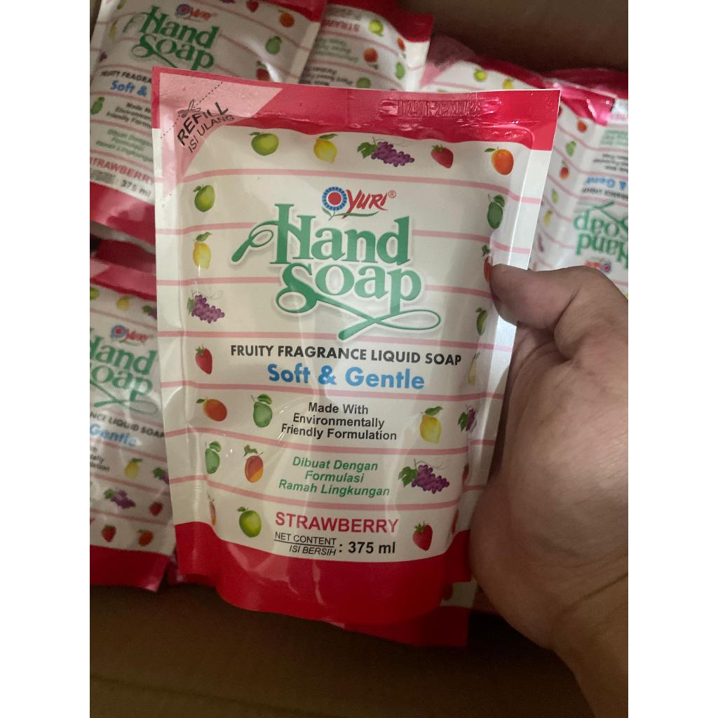Jual Sabun Cuci Tangan / Hand Wash Yuri Soft & Gentle 375 ml Refill ...