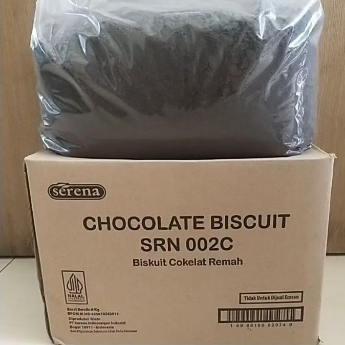 Jual Serena Rodeo Cookie Crumb Crumble Biskuit Coklat Remah 250g 500g ...
