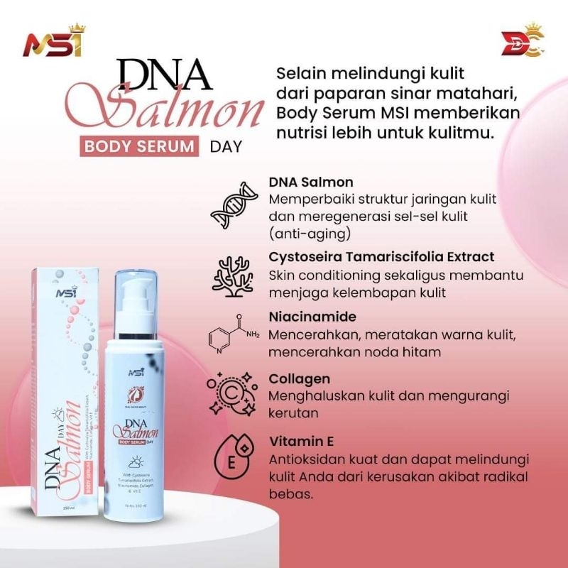 Jual DIAMOND BEAUTY DNA SALMON SERUM DAY MSI | Shopee Indonesia