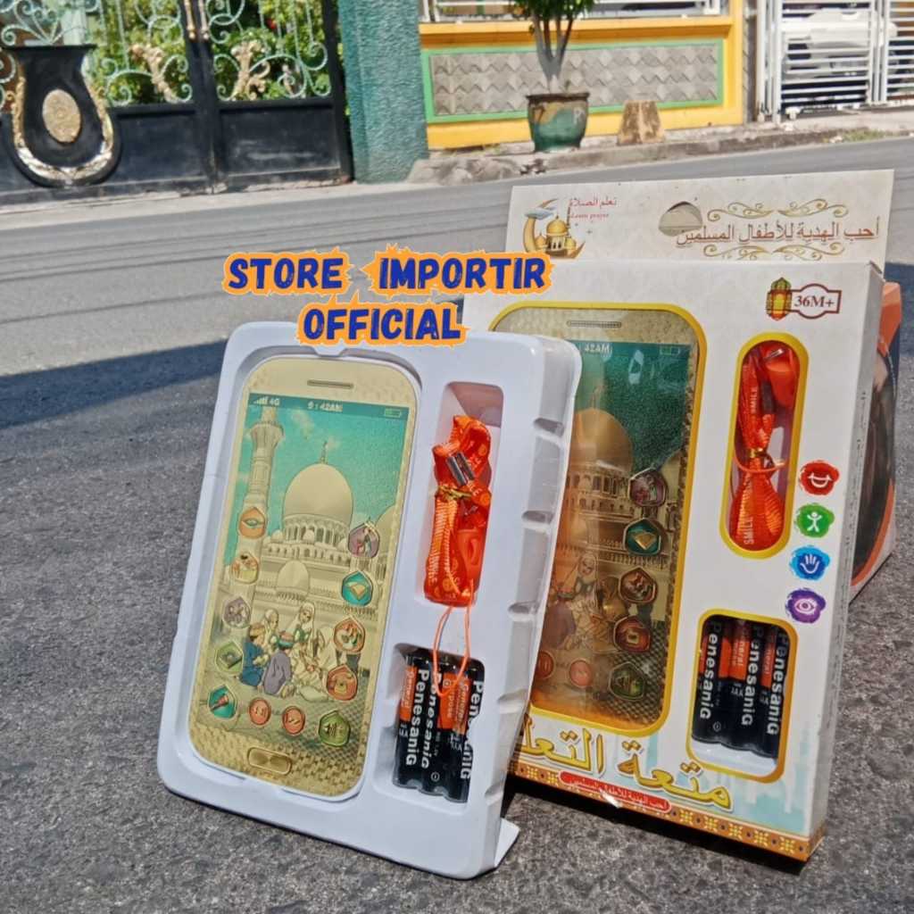 Jual Mainan Anak Handphone 988 5 HP AL QUR'AN Free Baterai Edukasi Anak ...