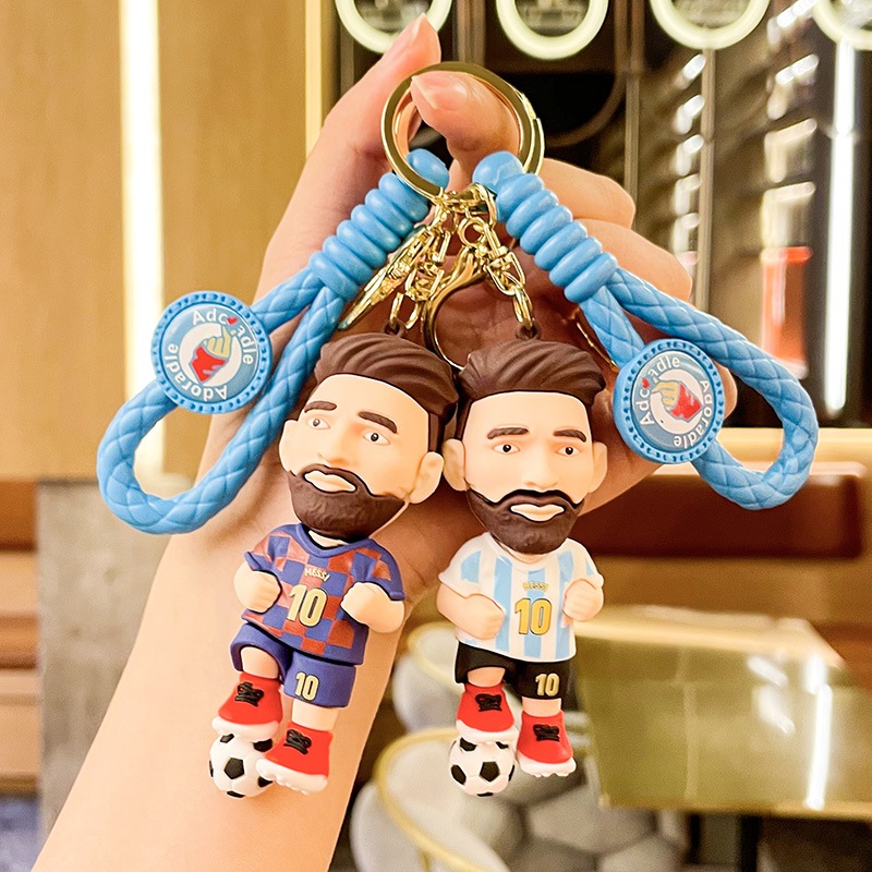 Jual Gantungan Kunci Soccer Messi Number 10 Keychain Lionel Messi ...