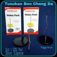 Jual Tusukan Bon Besi Memo Bill Kwitansi Tusuk Bon Struk Nota Meja ...