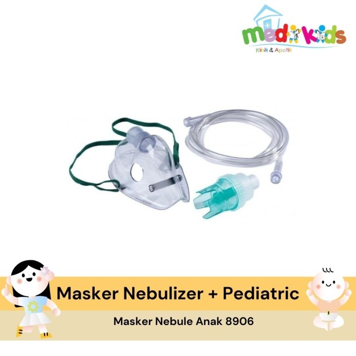 Jual Salter Labs Nebulizer Kit + Pediatric Masker Nebu Anak 8906 ...