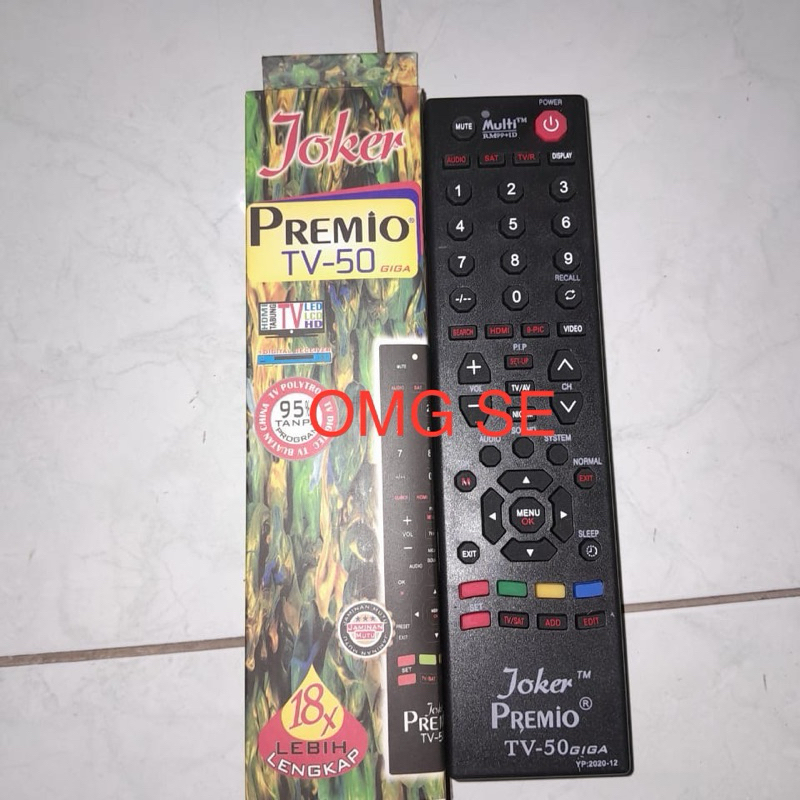 Jual remote TV 50 giga joker LCD LED HD premio | Shopee Indonesia