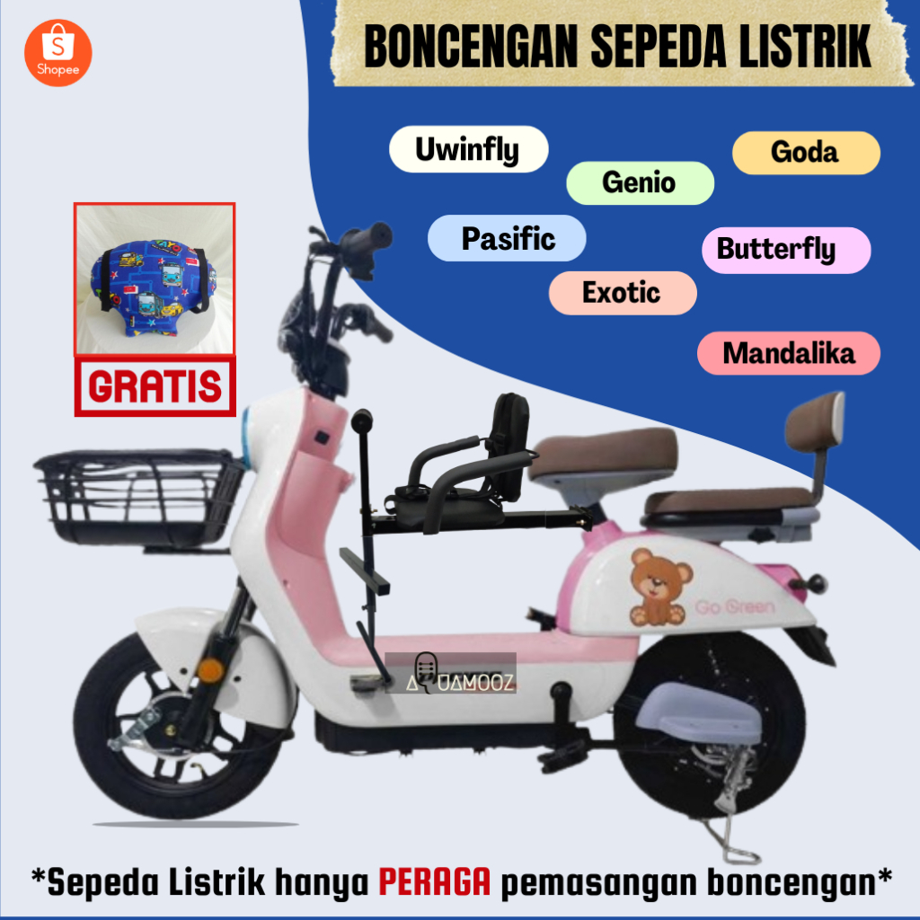 Jual Boncengan Anak Sepeda Listrik Boncengan Sepeda Listrik Boncengan ...