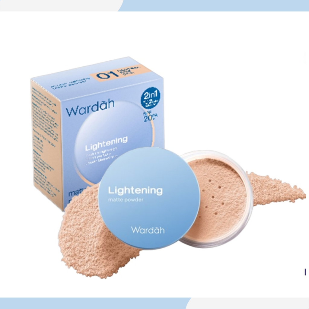 Jual Wardah Lightening Matte Powder SPF 15 PA++ | Oil Control | Bedak ...