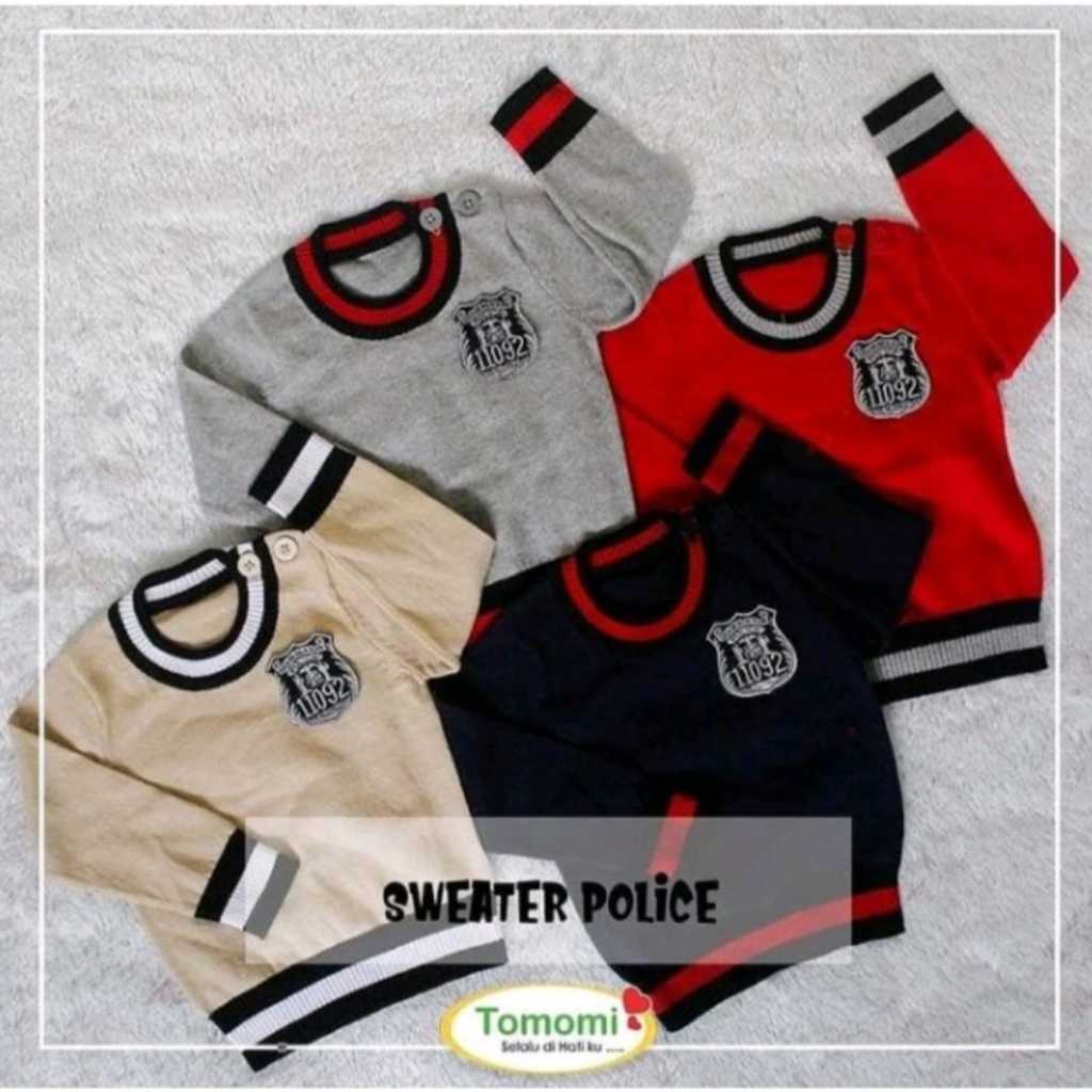 Jual Tomomi Sweater Police | Shopee Indonesia