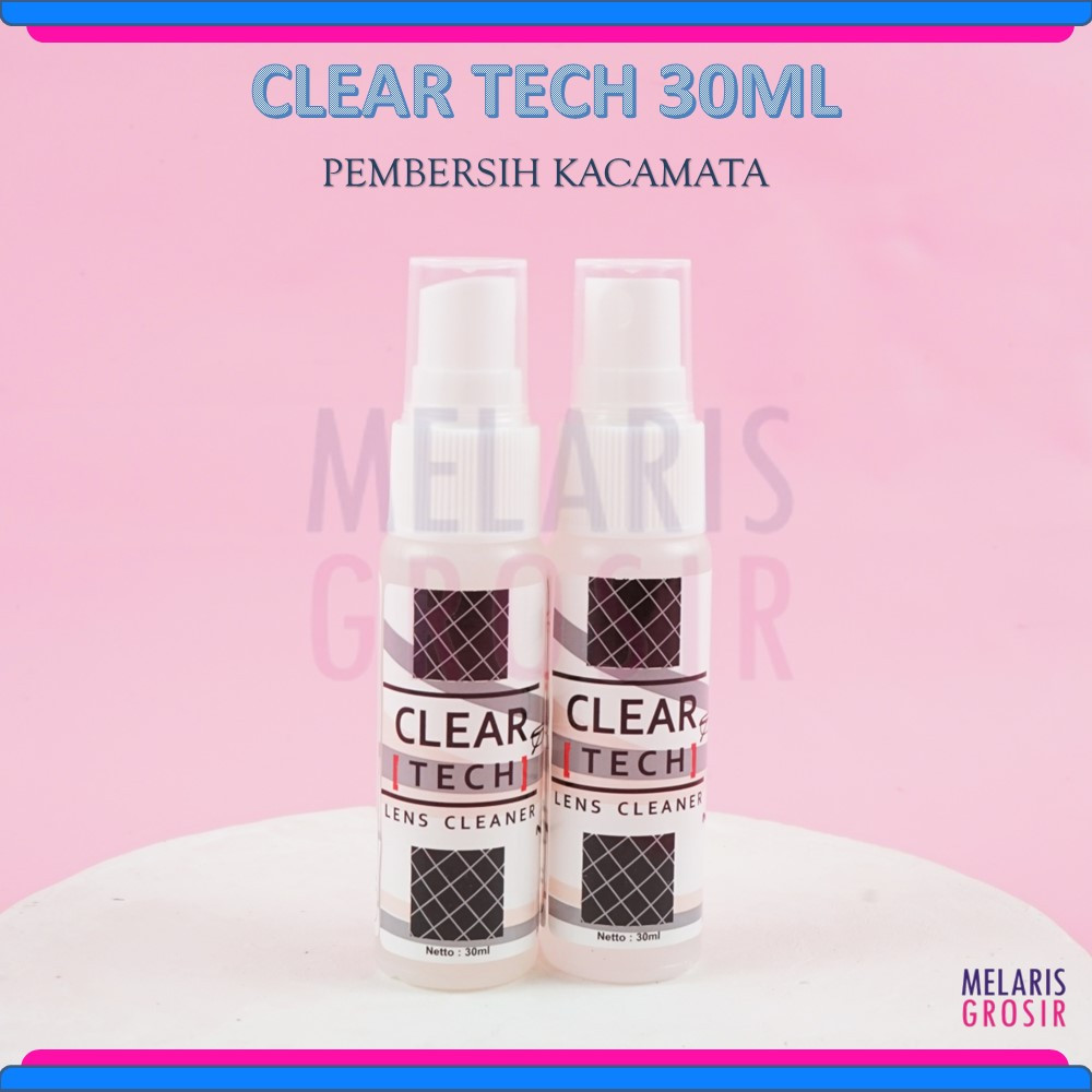 Jual CAIRAN PEMBERSIH LENSA KACAMATA CLEAR TECH 30 ML | Shopee Indonesia