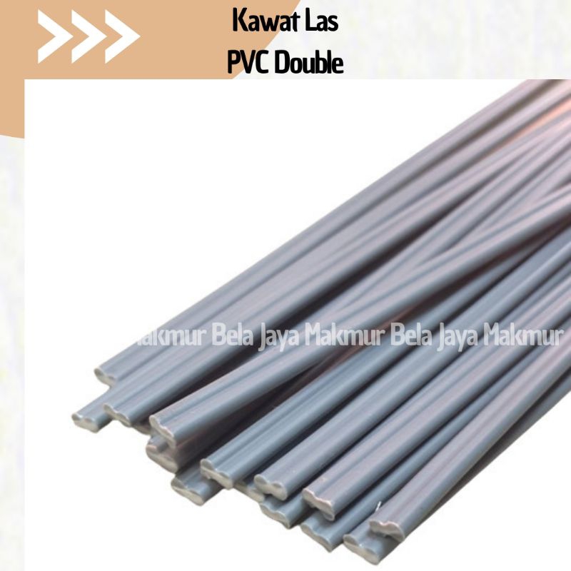 Jual Kawat Las PVC Double Grey/ Kawat Las Pvc/ Kawat Las/Welding Rod ...
