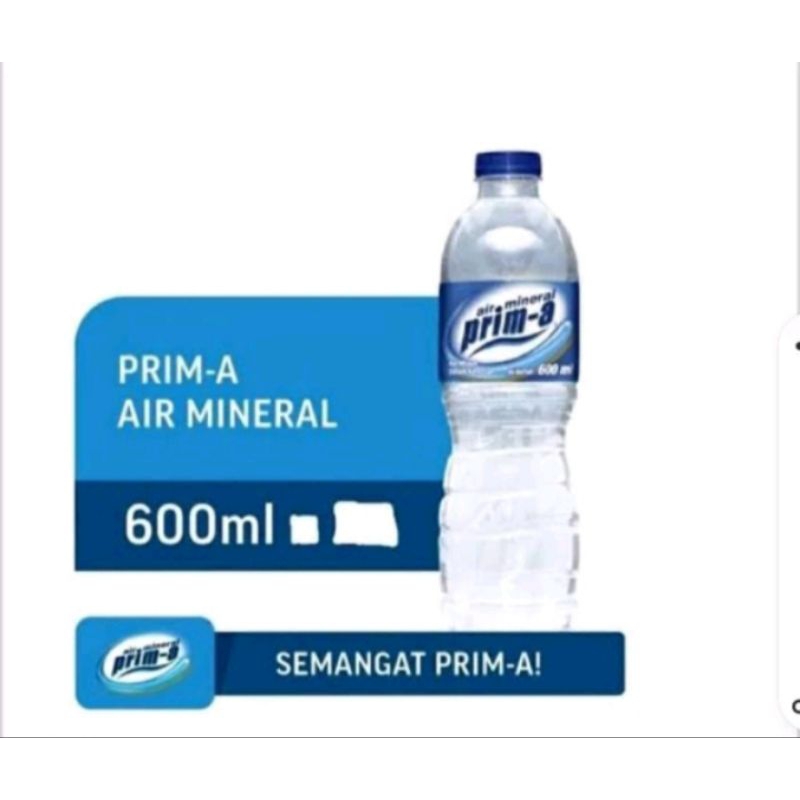 Jual AIR MINERAL PRIMA 600 ML | Shopee Indonesia