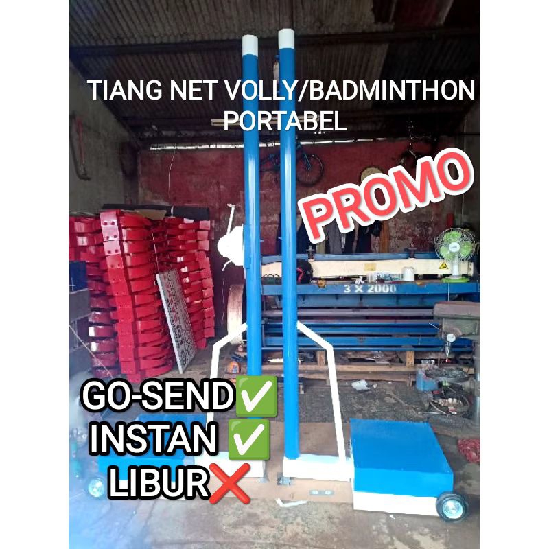 Jual TIANG NET VOLLY PORTABEL VOLI | VOLLEY 1 SET | Shopee Indonesia