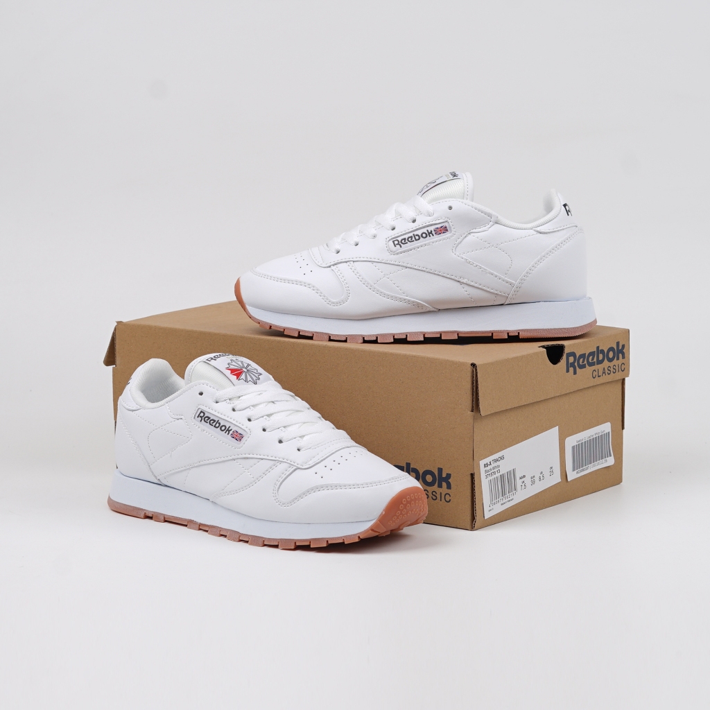 Jual Sepatu Reebok Classic Leather White Gum | Shopee Indonesia