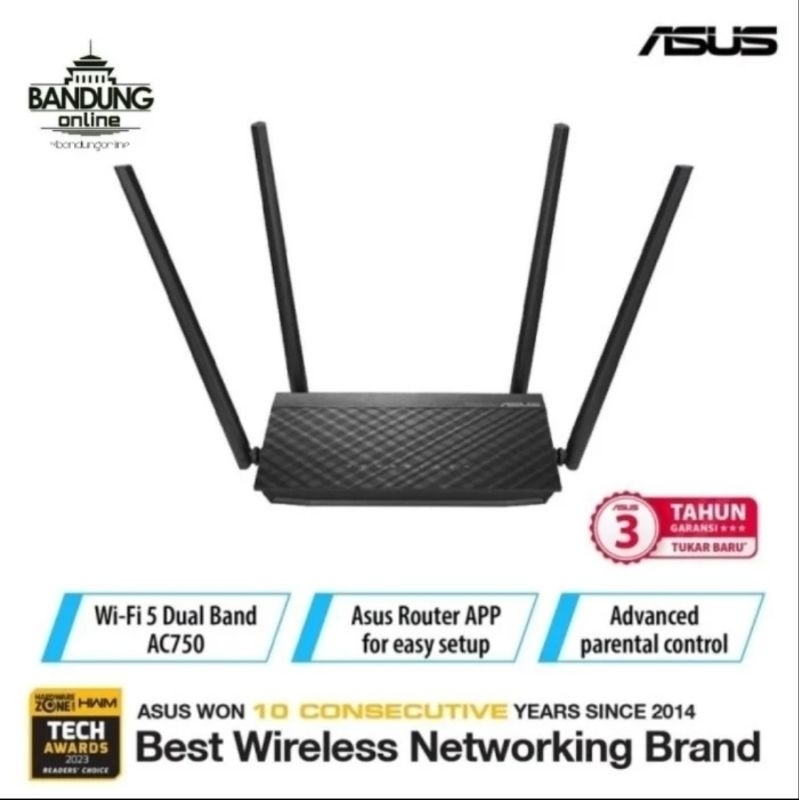 Jual ASUS RT-AC750L Dual Band 2.4GHz 5GHz AC750 WiFi Router | Shopee ...