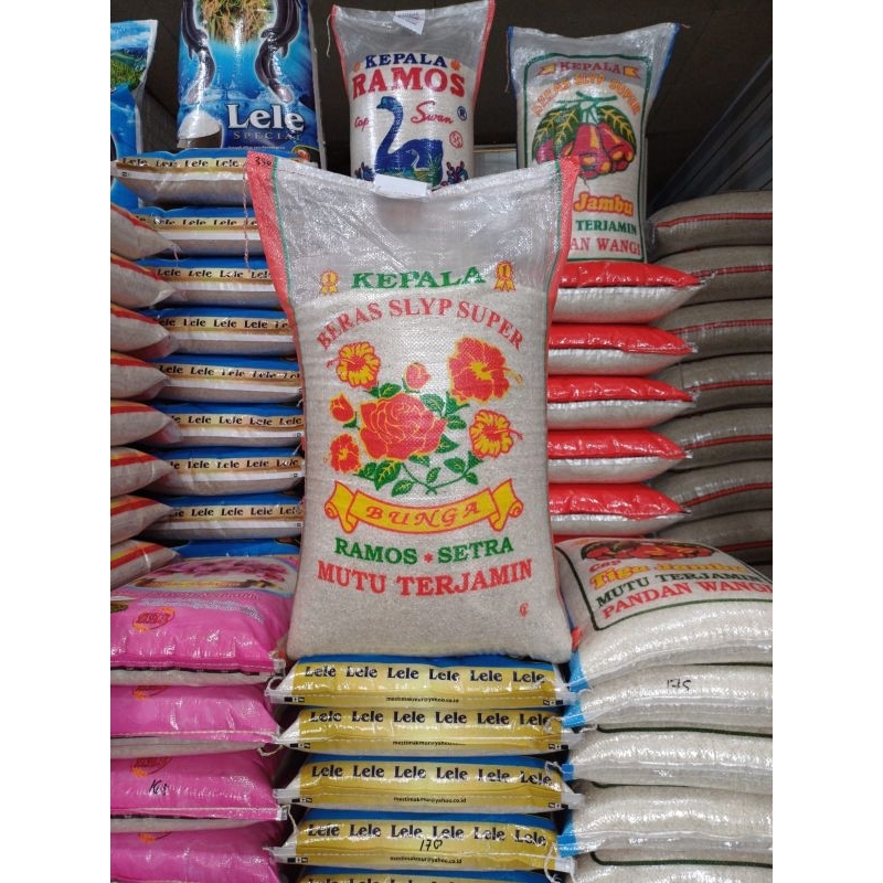 Jual beras cap bunga 25kg | Shopee Indonesia
