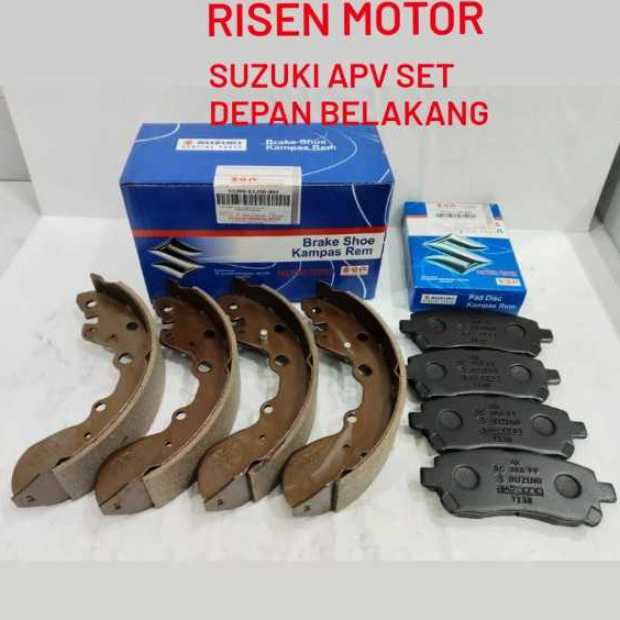 Jual BRAKE PAD BRAKE SHOE APV KAMPAS REM SET DEPAN BELAKANG APV MEGA CARRY APV ARENA | Shopee ...